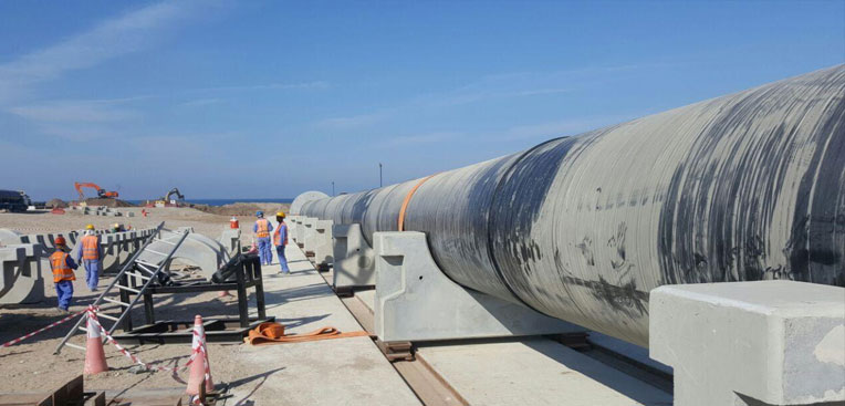 Launching-ramp-for-installation-of-concrete-collars : Consolidated ...